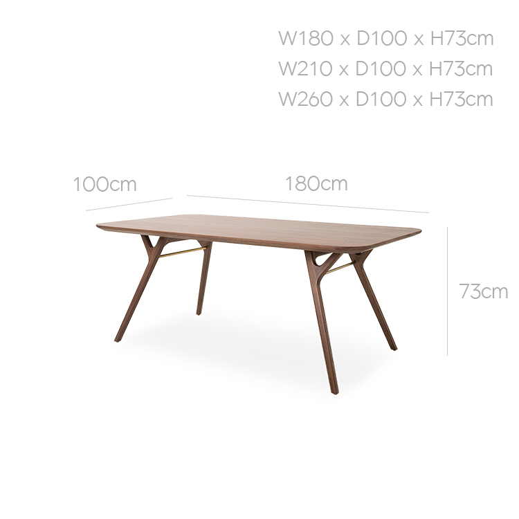 렌 다이닝 테이블 Ren Dining Table | LOMAD(로마드) - 소유의 타이밍