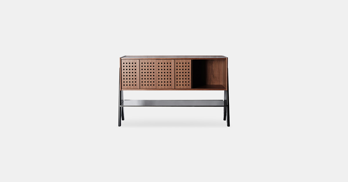 서탁 슬라이딩 콘솔(그리드) Seotak Sliding Console (Grid) | LOMAD(로마드) - 소유의 타이밍