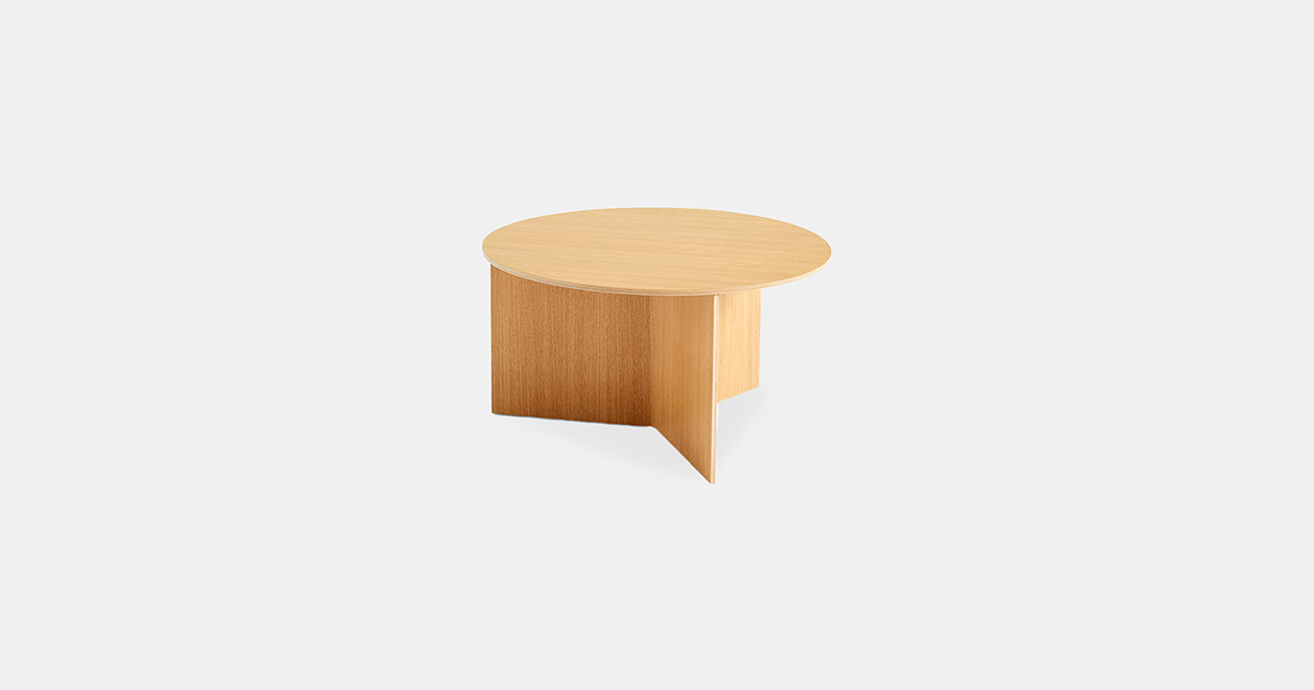 슬릿 우드 라운드테이블 XL Slit Table Wood Round XL | LOMAD(로마드) - 소유의 타이밍