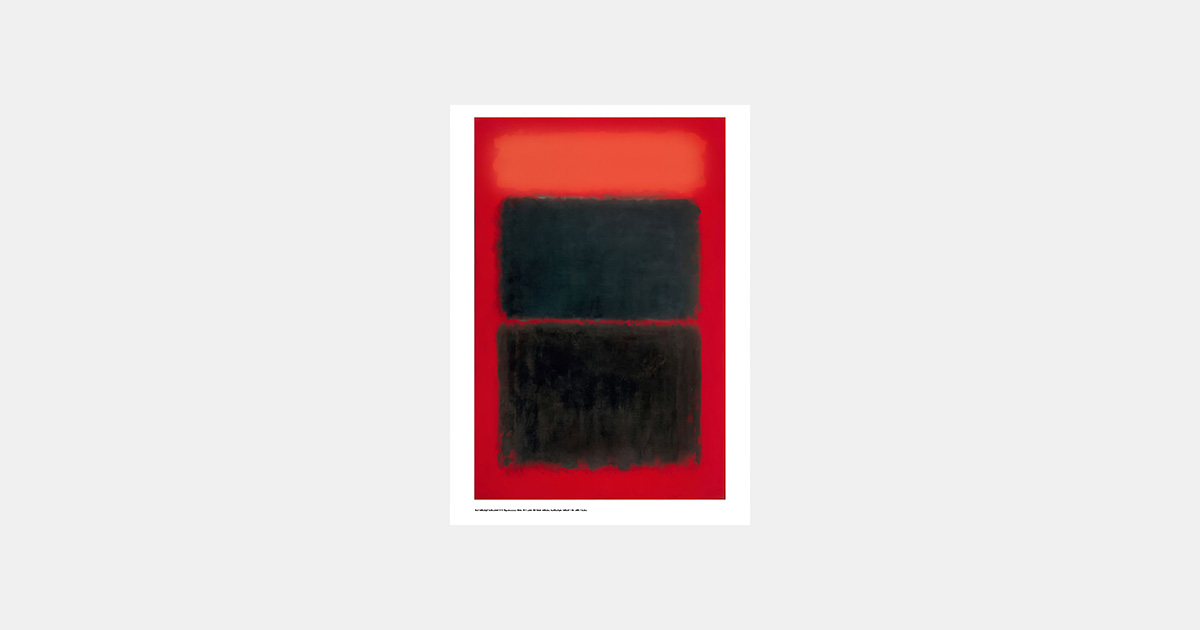 마크 로스코 - Light Red Over Black, 1957 Mark Rothko - Light Red Over Black ...