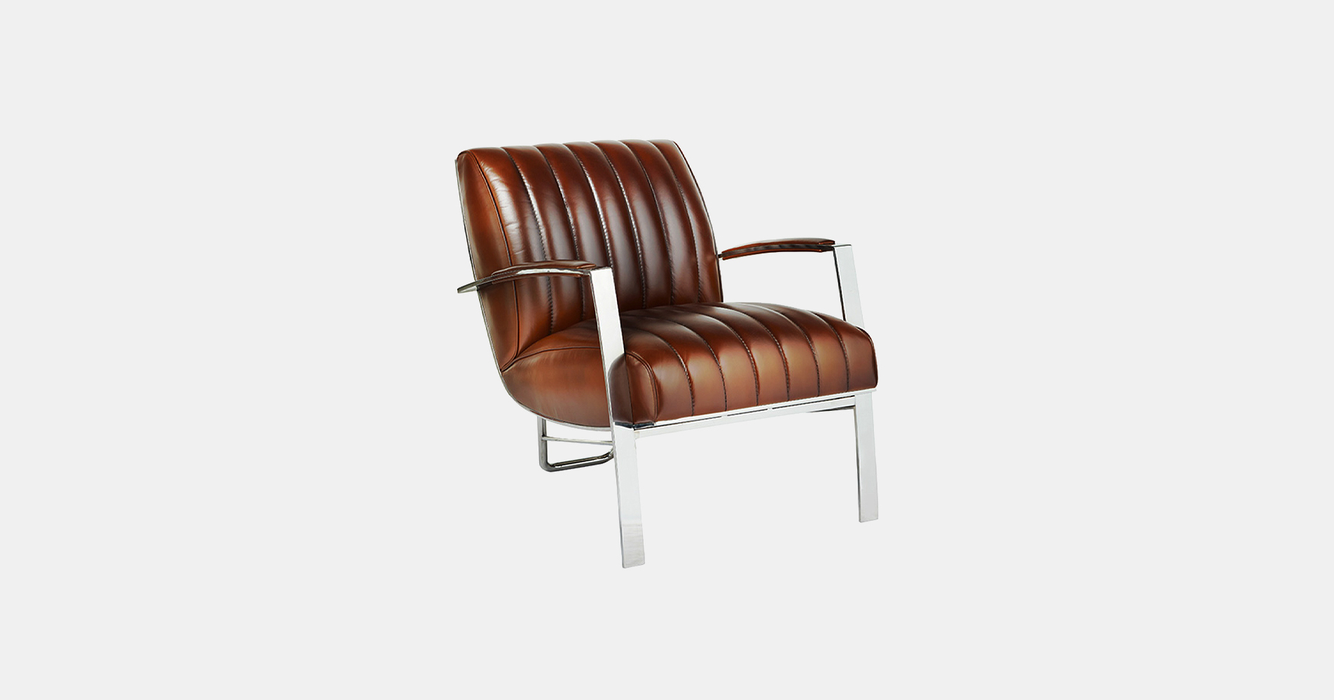 넘버 세븐 라운지 체어 빈티지레더 No.7 Lounge Chair Vintage Leather | LOMAD(로마드) - 소유의 타이밍