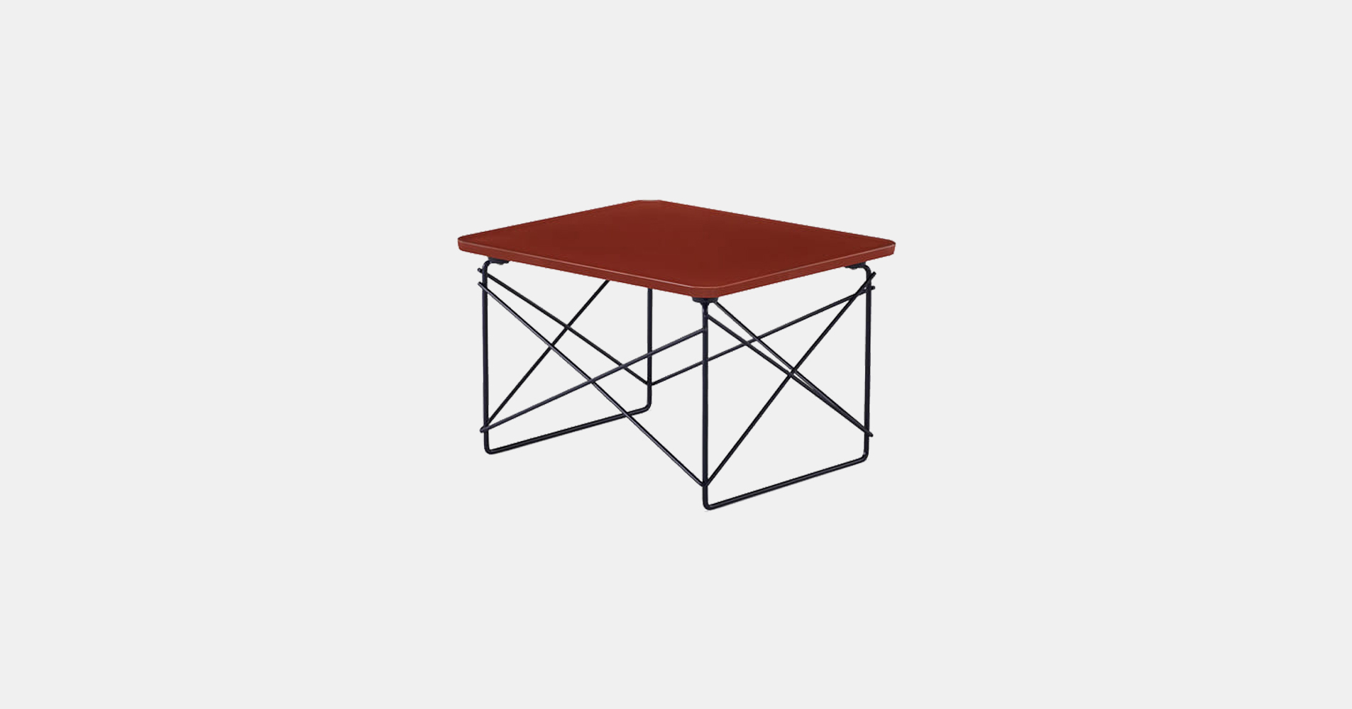 와이어 베이스 로우 테이블(Iron Red) Eames Wire Base Low Table (Iron Red), Herman Miller x HAY | LOMAD(로마드 ...