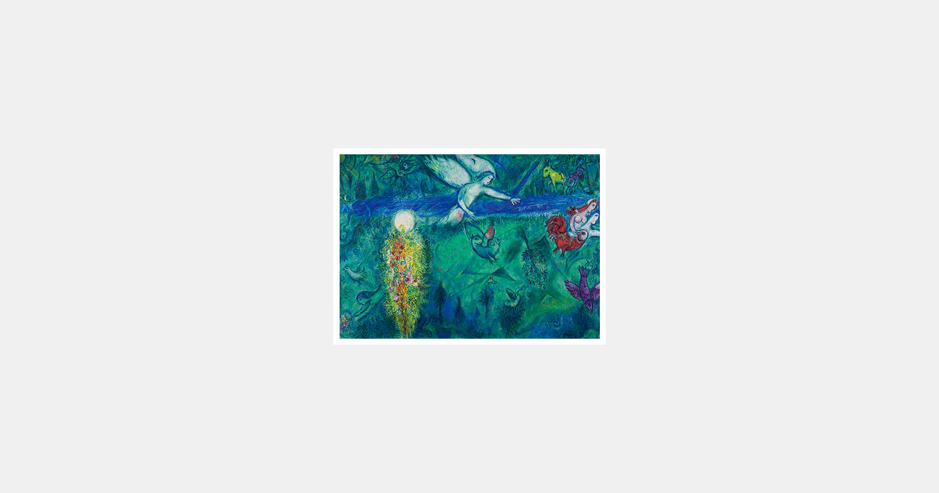 마르크 샤갈 - Adam and Eve expelled from Paradise, 1958 Marc Chagall - Adam ...