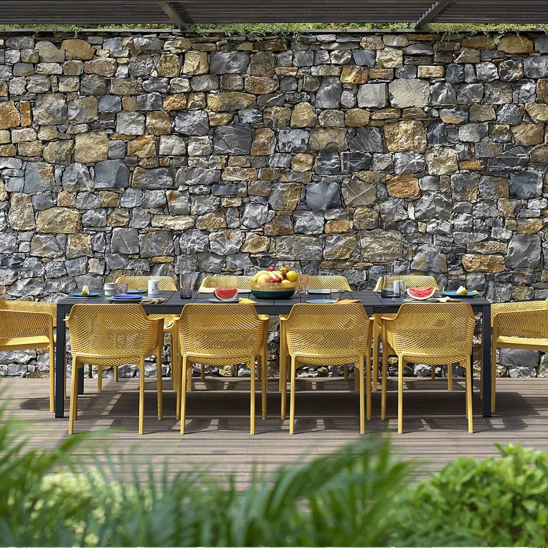 [set]리오알루210익스텐서블세트(테이블1+네트체어8) - | LOMAD(로마드) - 소유의 타이밍