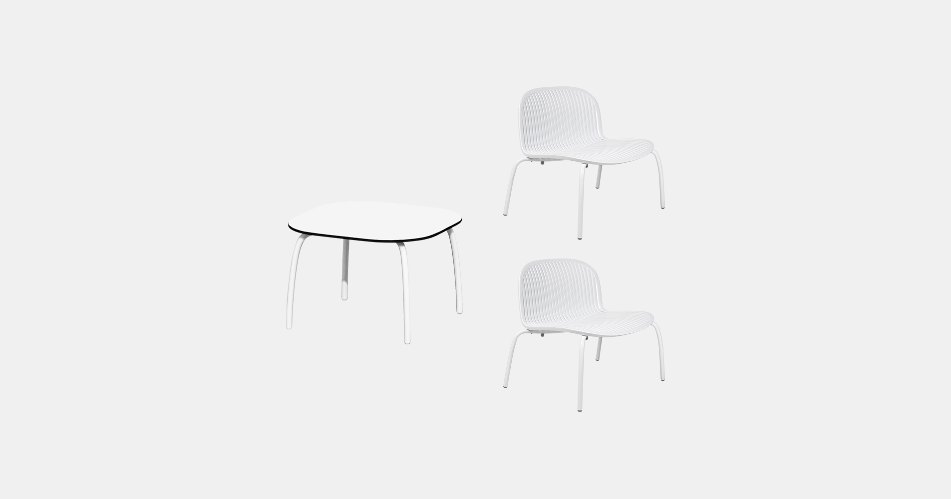 [set]닌페아릴렉스체어세트(체어2+로토60테이블1) - | LOMAD(로마드) - 소유의 타이밍